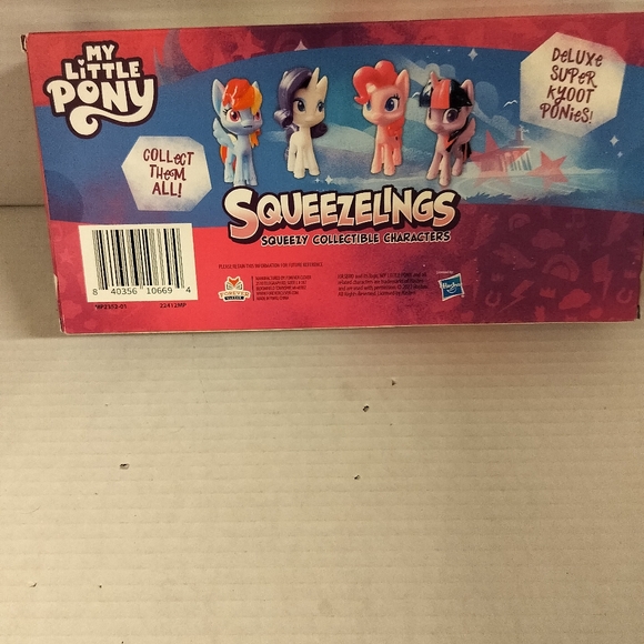 Hasbro | Toys | My Little Pony Squeezelings 4 Pack Mlp Squeezy Collectible Character Figures New ...